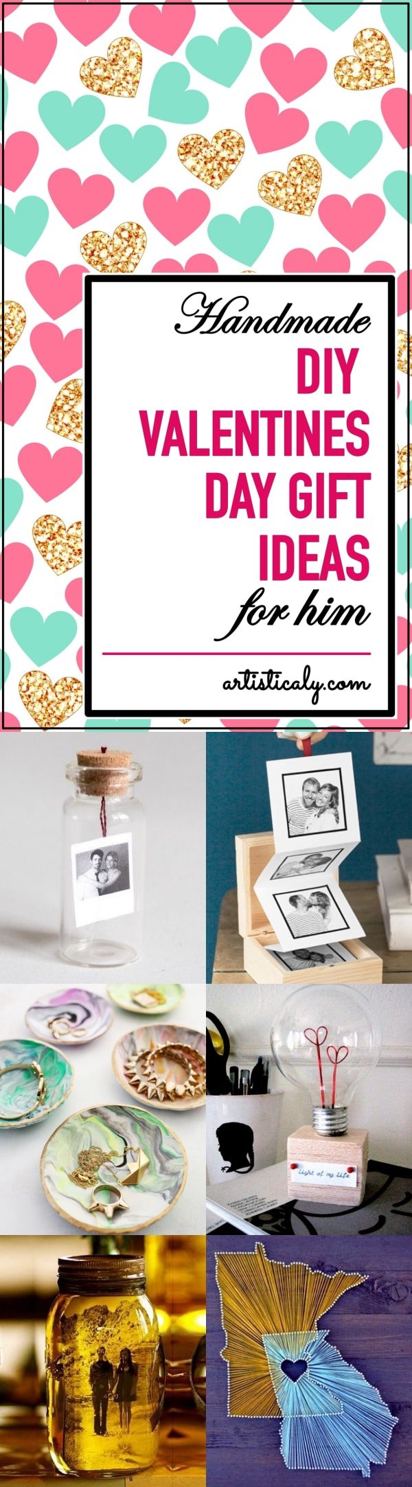 29 Handmade DIY Valentine's Day Gift Ideas for him | Artisticaly ... 29 Handmade DIY Valentine's Day Gift Ideas for him | Artisticaly ...